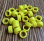 25pcs/Bag Large Type Dental Silicone Instrument Color Code Rings Yellow ...