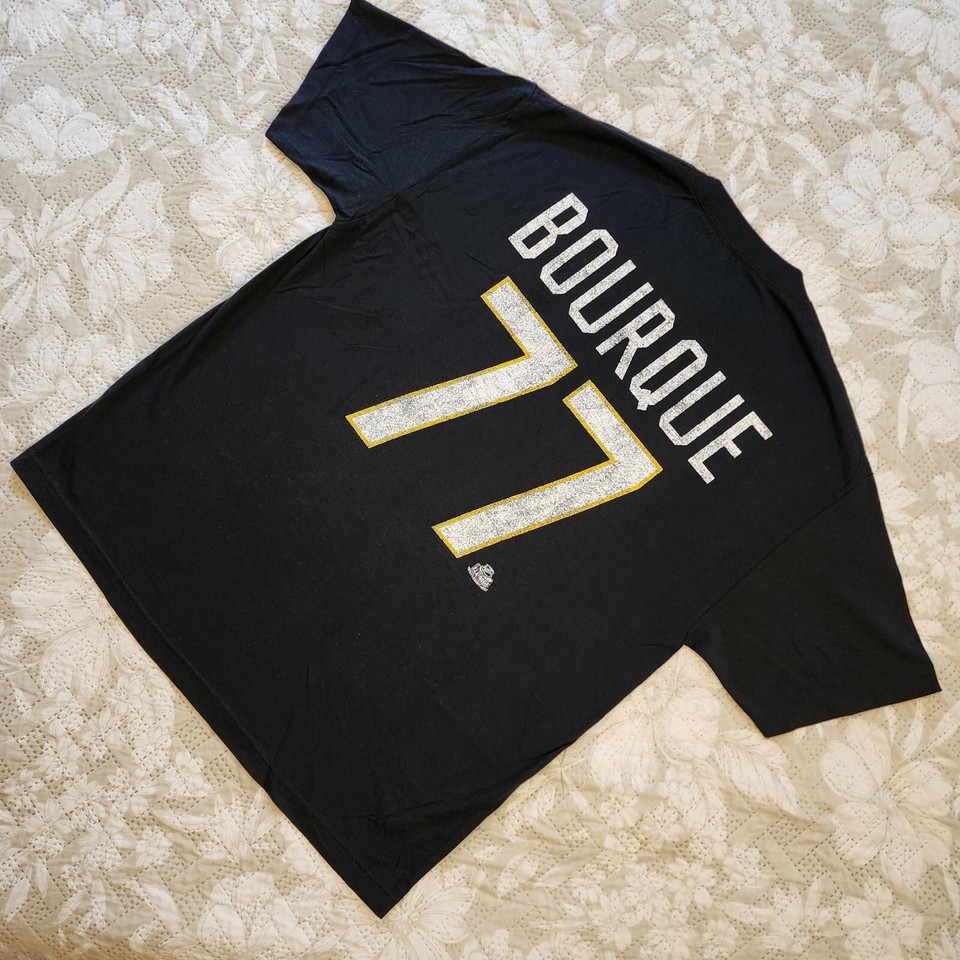 Old Time Hockey XL RAY BOURQUE No. 77 BOSTON BRUINS (MED) T-Shirt Short ...