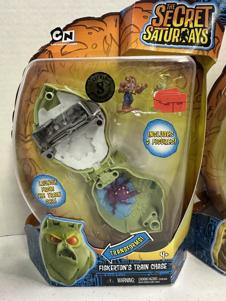 NIB Cartoon Network The Secret Saturdays Set of 2 Swamp Creatures ...