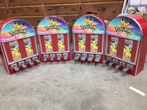 Themed Pokemon Card Vending Machine 4 column Sticker Tattoo Sports ...