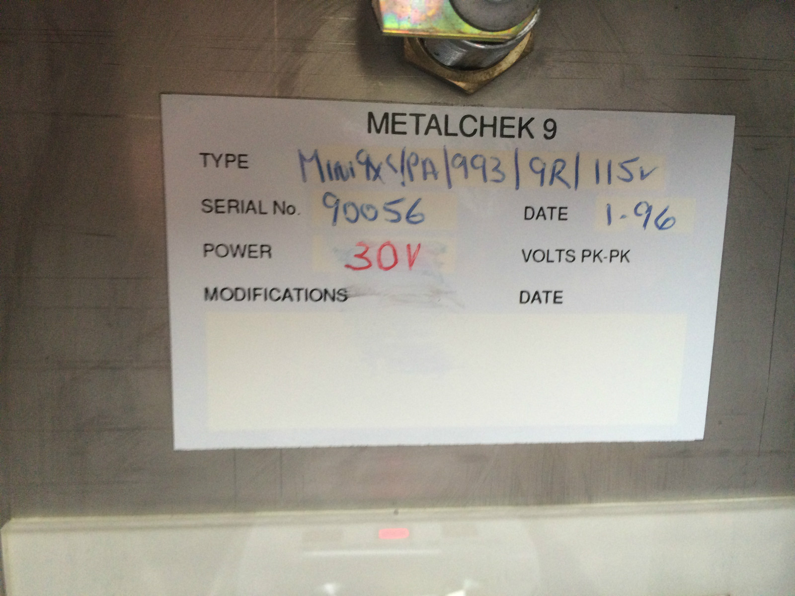 Lock Metalchek 9 metal detector | eBay