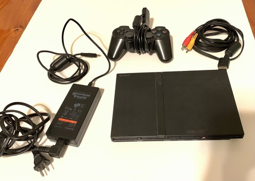 PlayStation 2 (PS2) Slim Console Bundle - Sony - Black - Accessories ...