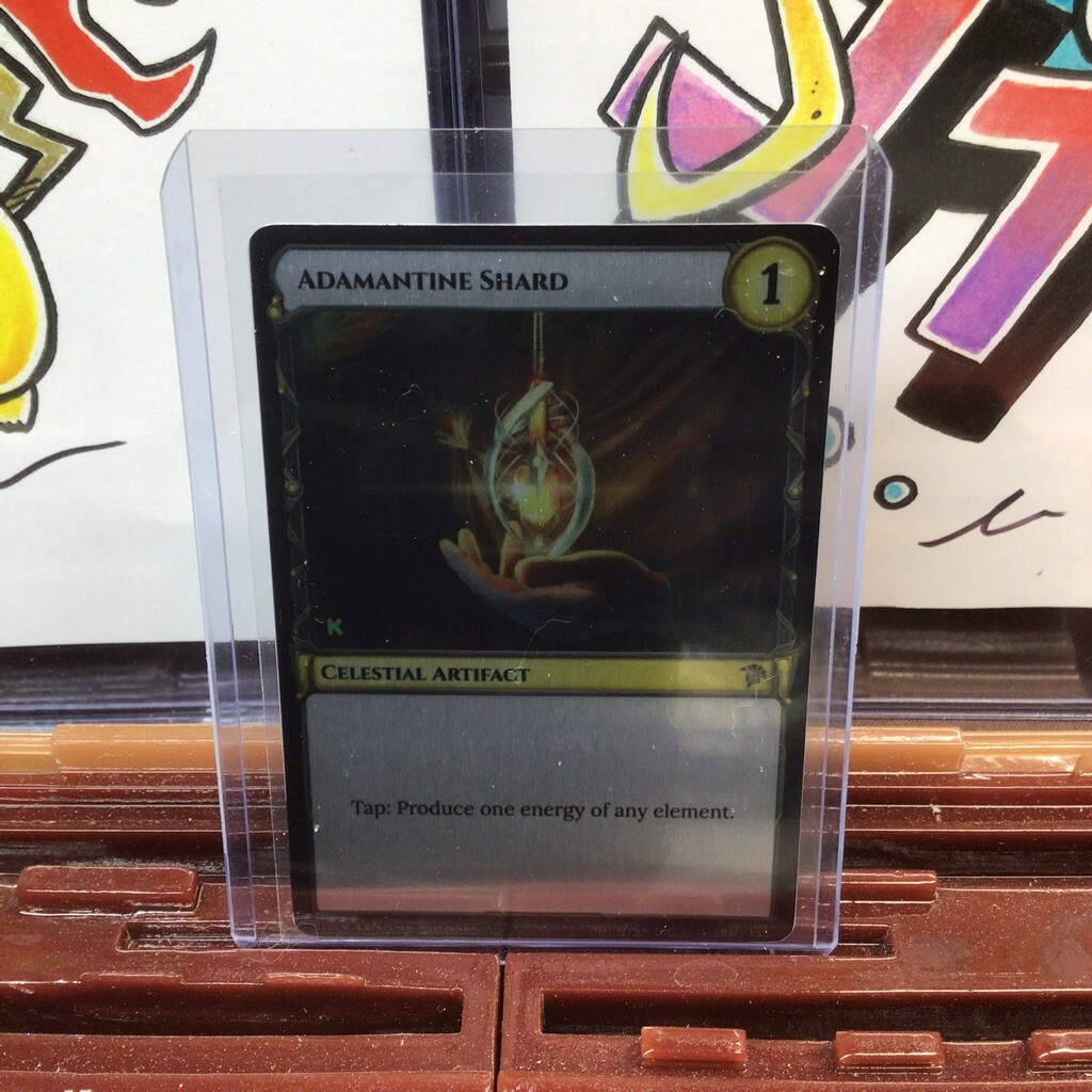 Titan Tcg super Rare Metal Kickstarter Adamantine Shard | eBay