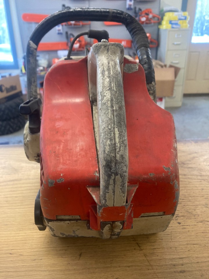 Vintage Stihl 07 Chainsaw 110 lbs comp runs and idles for parts or ...