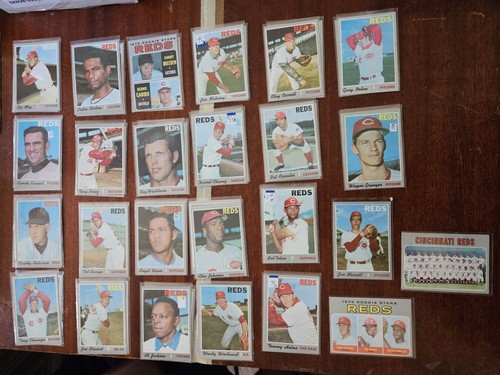 1970 Cincinnati Reds Lot of at least 52 commons/minor stars sleeved | eBay