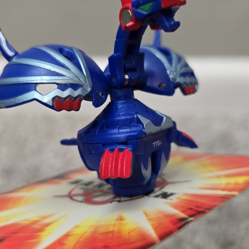 Bakugan Raptorix 770G Blue Aquos Super Assault BakuCyclone Gundalian ...