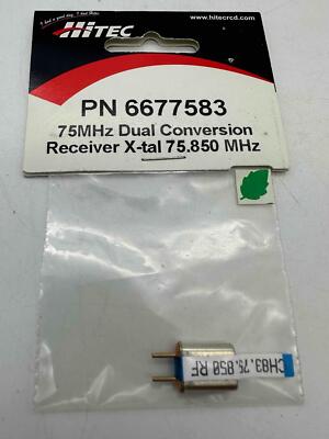 HiTec Dual Conversion Receiver Xtal Channel 83 75.850 MHz HRC# 6677583 ...