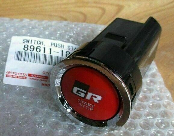 TOYOTA JDM OEM 86 ZN6 GR PUSH START SWITCH BUTTON GAZOO RACING Ignition ...