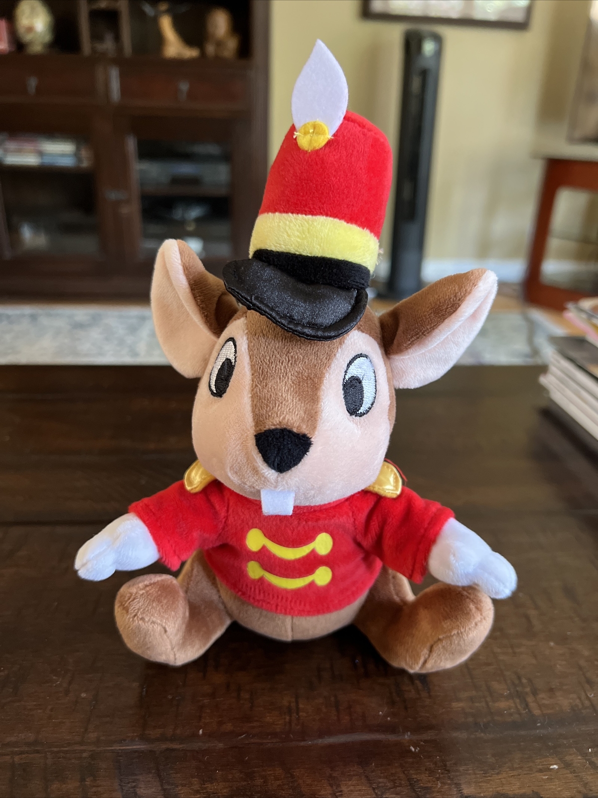 Disney Parks Dumbo Timothy Q Mouse Ringmaster Circus 6" Plush Authentic ...