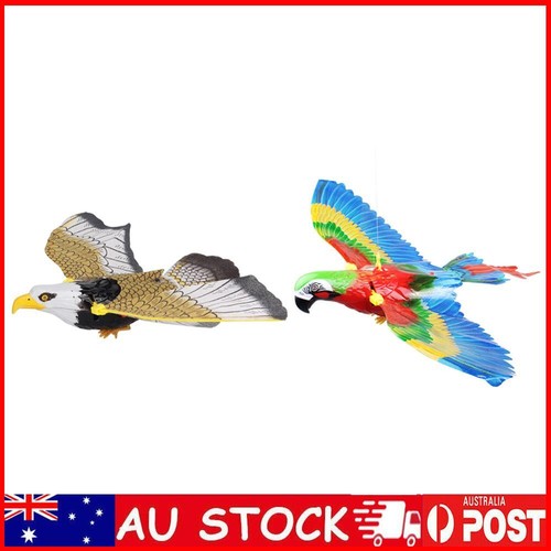Electric Flying Bird Toy Without Battery Interactive Hawk Bird Toy for ...