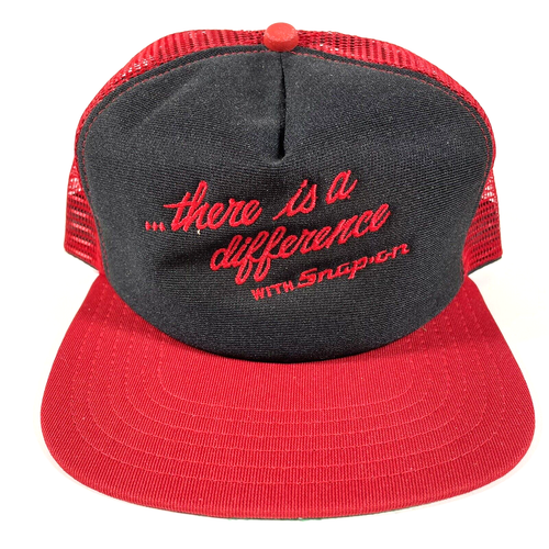Vintage Snap-On Tools There Is A Difference Mesh SnapBack Truckers New ...