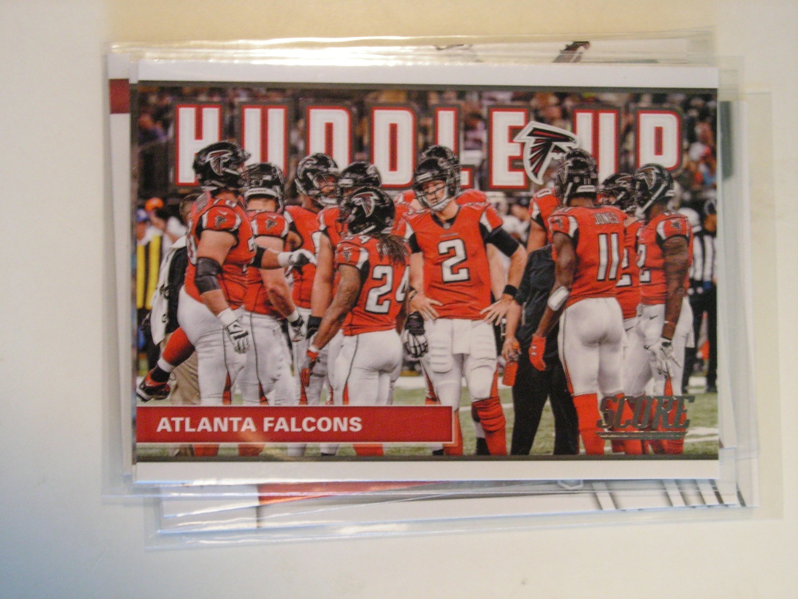 Atlanta Falcons Huddle Up 2017 Score NFL Team Trading Card | eBay