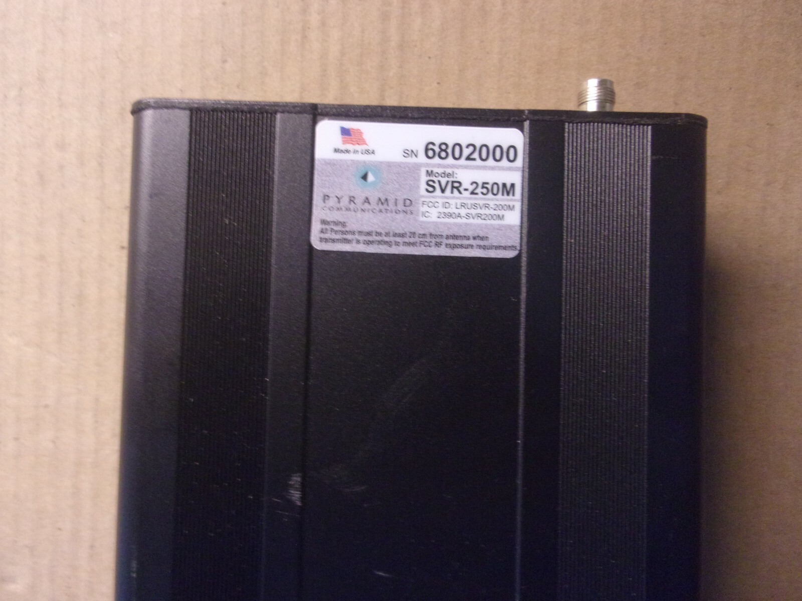 Pyramid SVR-250M Vehicular Repeater 700 MHz *SVR-200 Compatible* | eBay