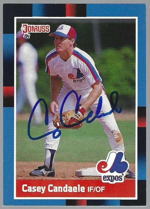 1988 Donruss Baseball Casey Candaele #179 IP autograph signed card | eBay