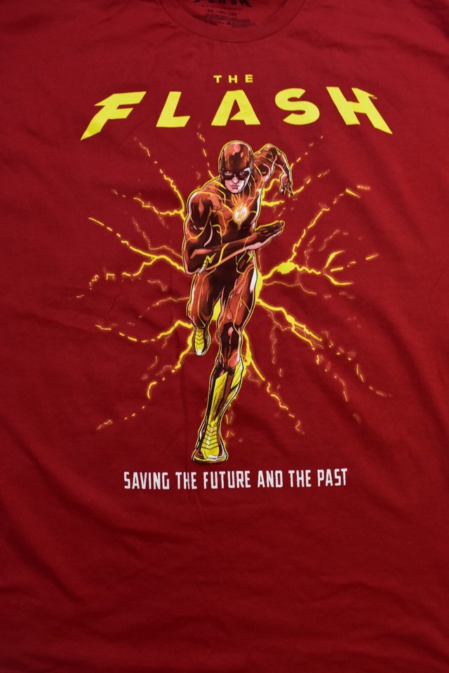 The Flash Mens DC Comics Character Saving The Future And The Past Shirt ...