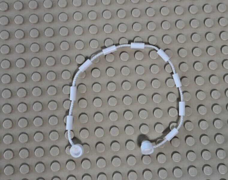 LEGO Parts: 63141 White String with End Studs 21L overall w/ Rope ...