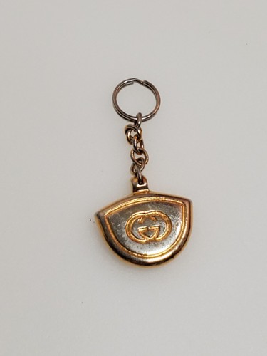 Rare Vtg Gucci Interlocking GG Shield Interior/Exterior Zipper Pull ...