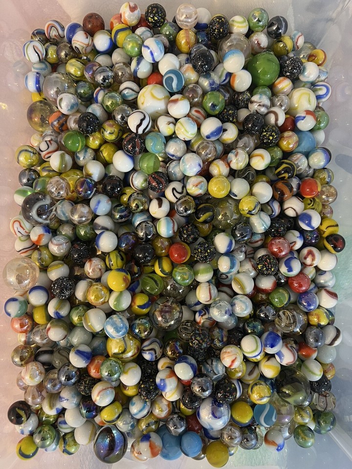 MARBLES SPECIAL COLLECTION 5/8 -FANCY MIX MARBLES 2 POUNDS More ...