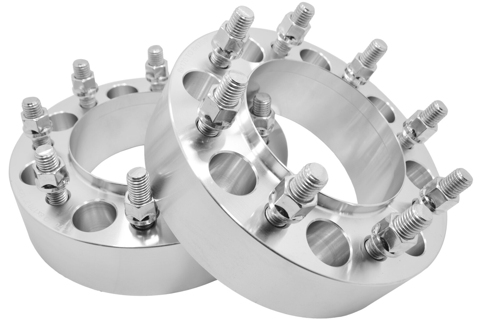 Rear Ford 8x200 MM F-350 Dually Hub Centric Wheel Adapters 3” Thick | eBay