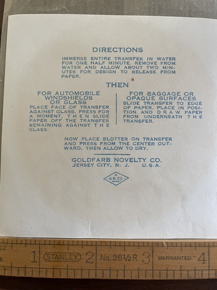 Original Vintage Las Vegas Nevada Club TRAVEL Water DECAL Cowboy Howdy ...