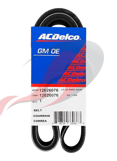 Serpentine Belt-VIN: C, Eng Code: L83 ACDelco GM Original Equipment ...