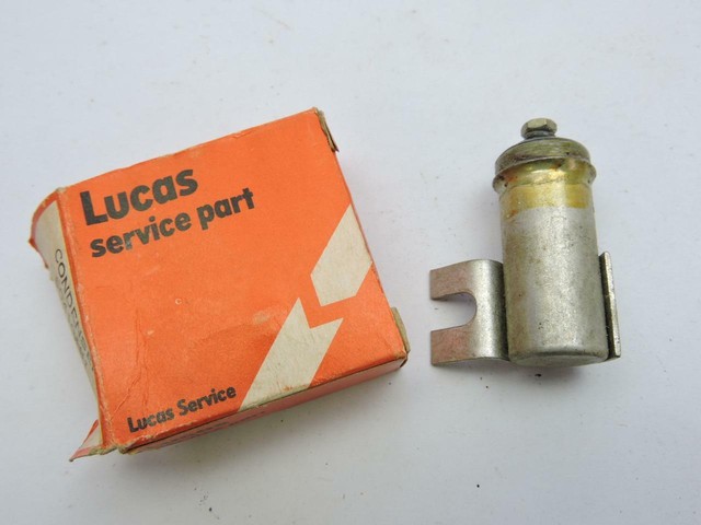 60410181 NOS Lucas Condenser Capacitor Triumph Norton BSA W15052 for ...