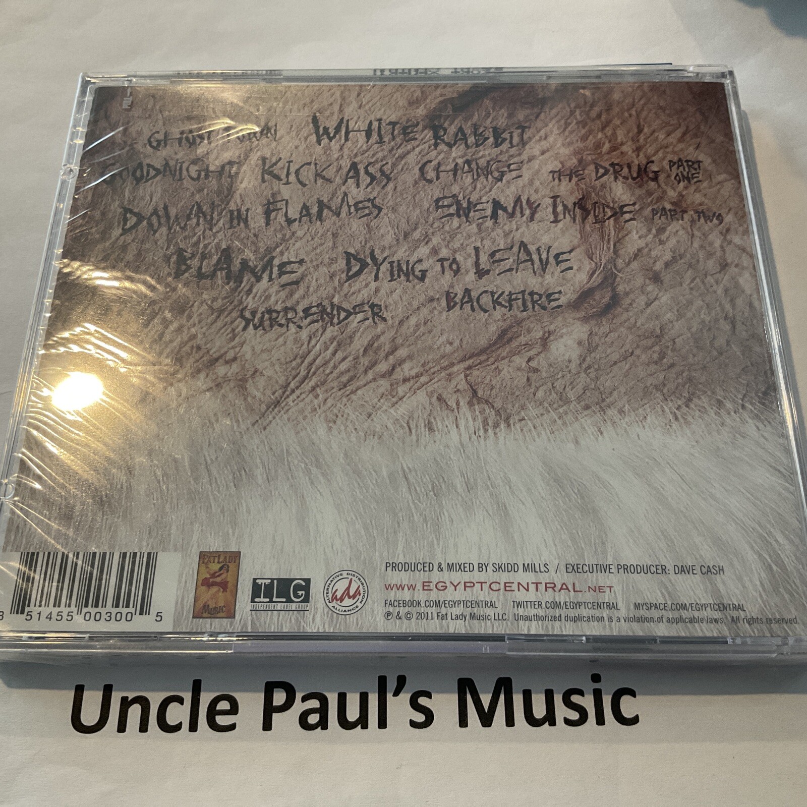 White Rabbit * by Egypt Central (CD, May-2011, Fat Lady Music) for sale ...