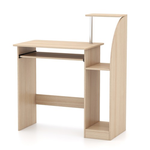 Computer Desk Laptop Pc Study Table Home Office Desk Furniture Shelf ...