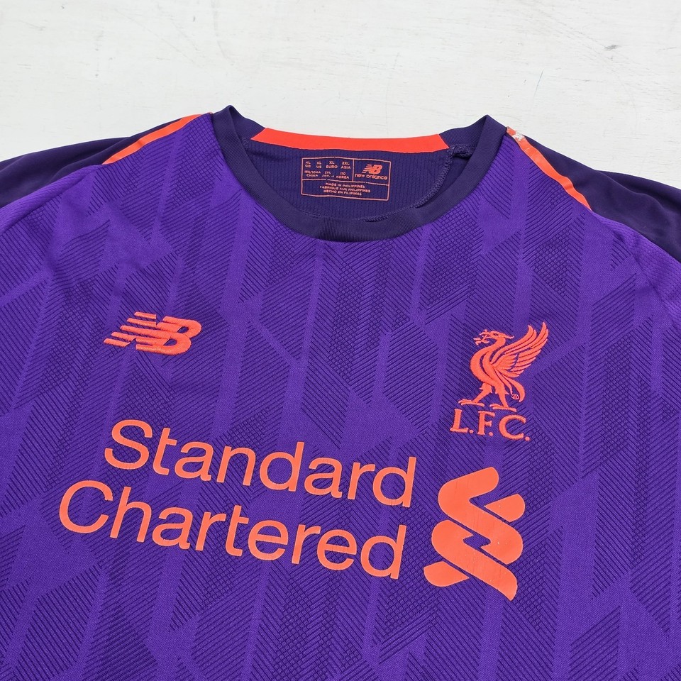 New Balance Liverpool F.C. LFC Purple Soccer Jersey 2018/19 Kit Men’s ...