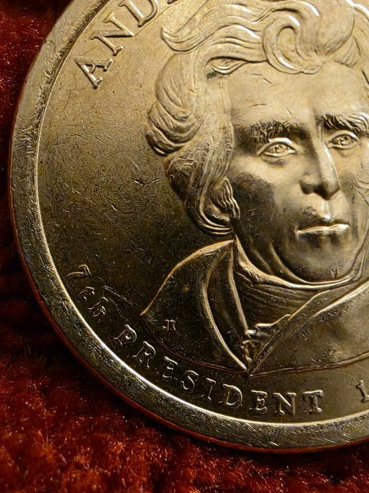 Andrew Jackson Presidential Dollar Coin - 7th US President 1829-1837 ...