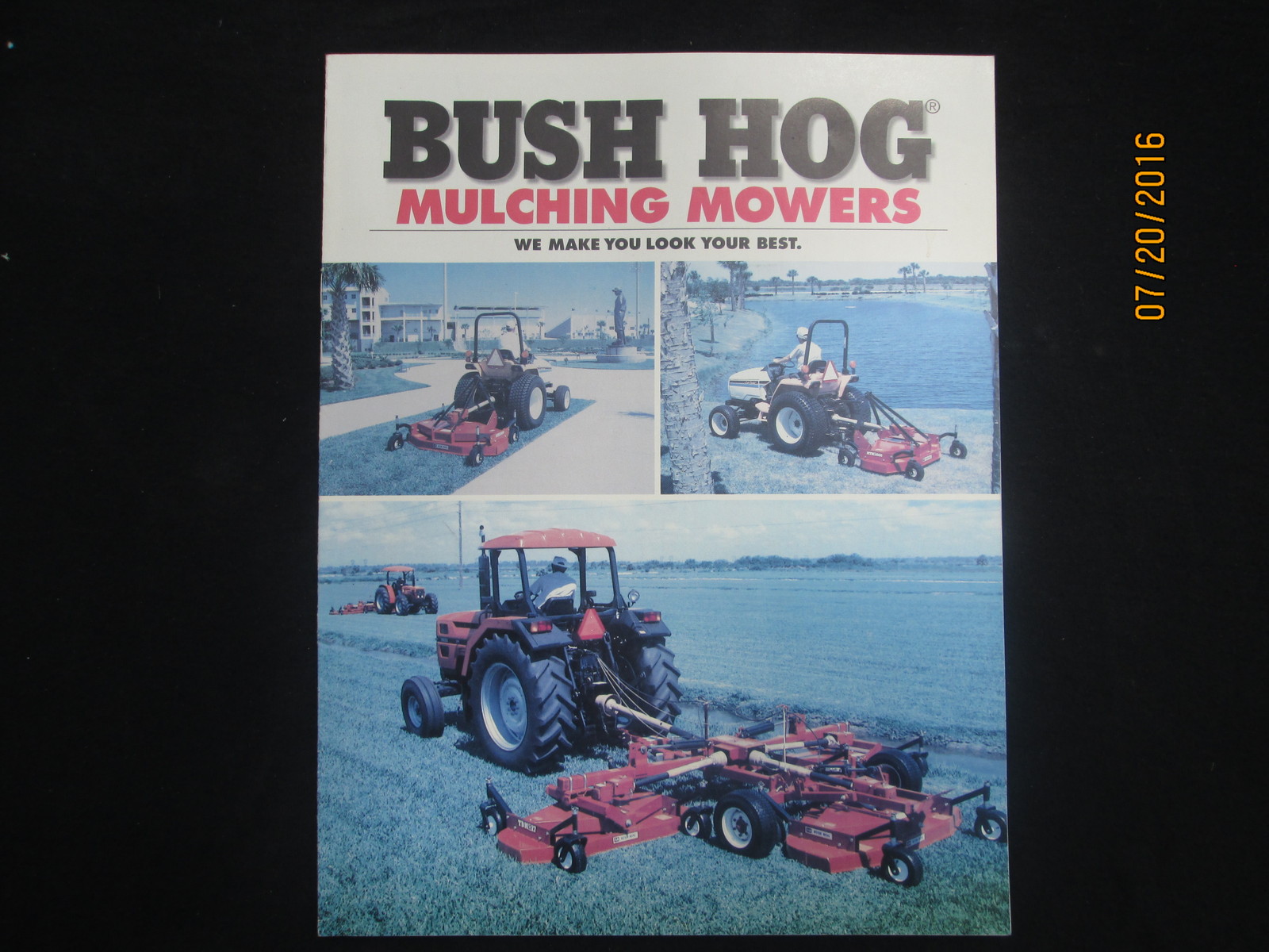 Allied BUSH HOG Mulching Mowers Brochure Catalog Flyer Factory Original ...