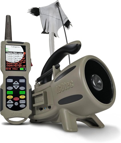 Icotec Nomad+ Programmable Predator Call/Decoy Combo with Bluetooth - 165 Profes 7445040134187 ...