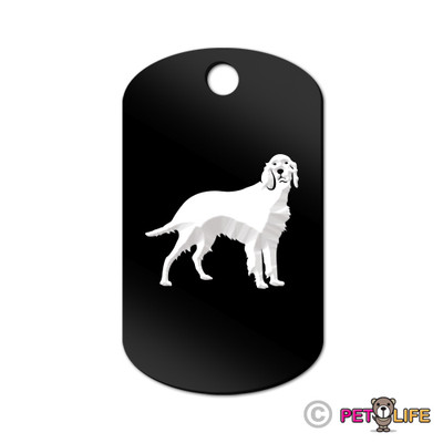 Irish Setter Engraved Keychain / GI Tag dog with Tab red Many Colors | eBay
