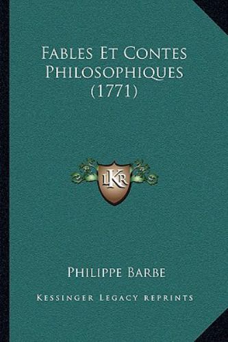 Fables et Contes Philosophiques by Philippe Barbe (2010, Trade ...