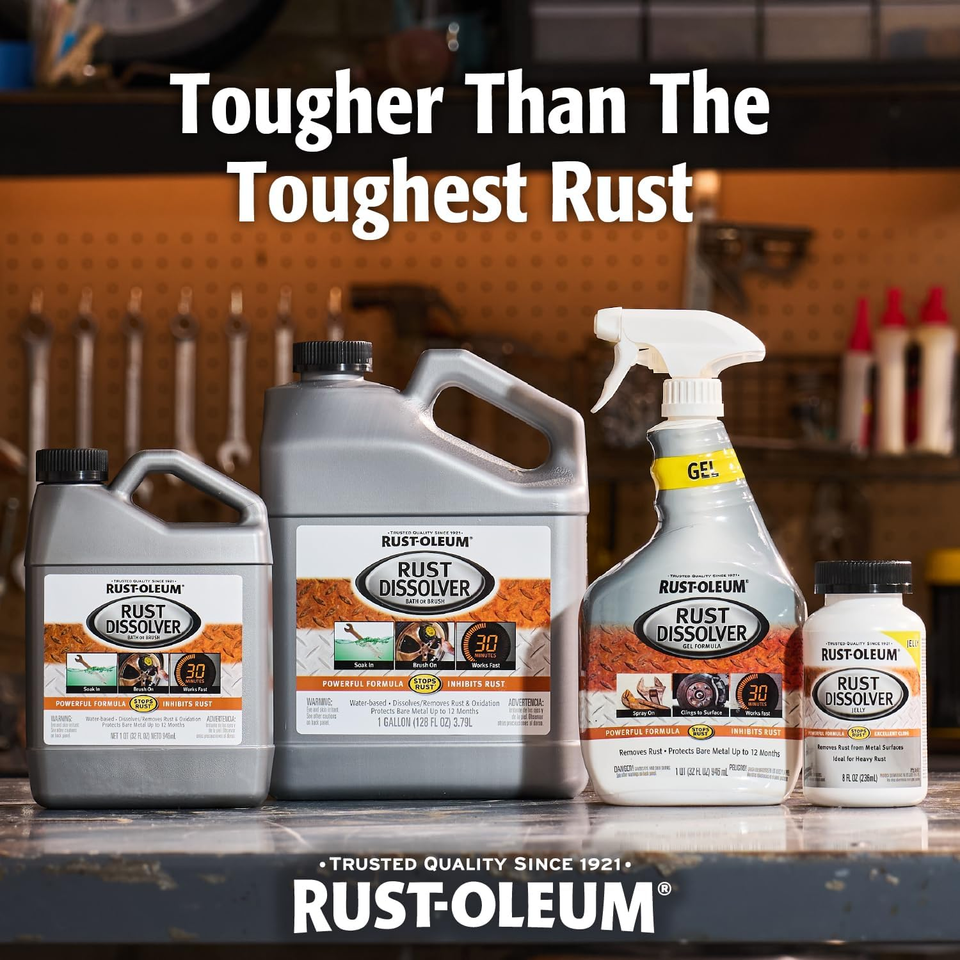 Rust-Oleum Rust Dissolver Jelly | Heavy-Duty Corrosion Remover for ...
