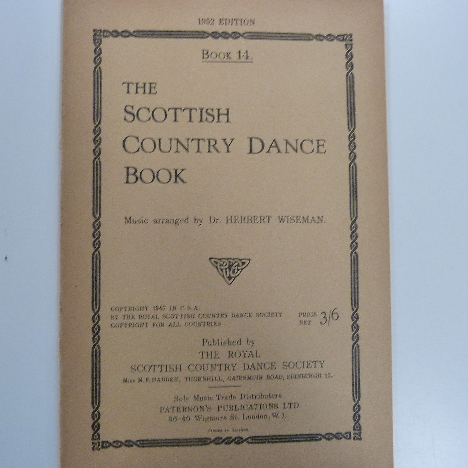 dances THE SCOTTISH COUNTRY DANCE BOOK Book 14, rscds | eBay