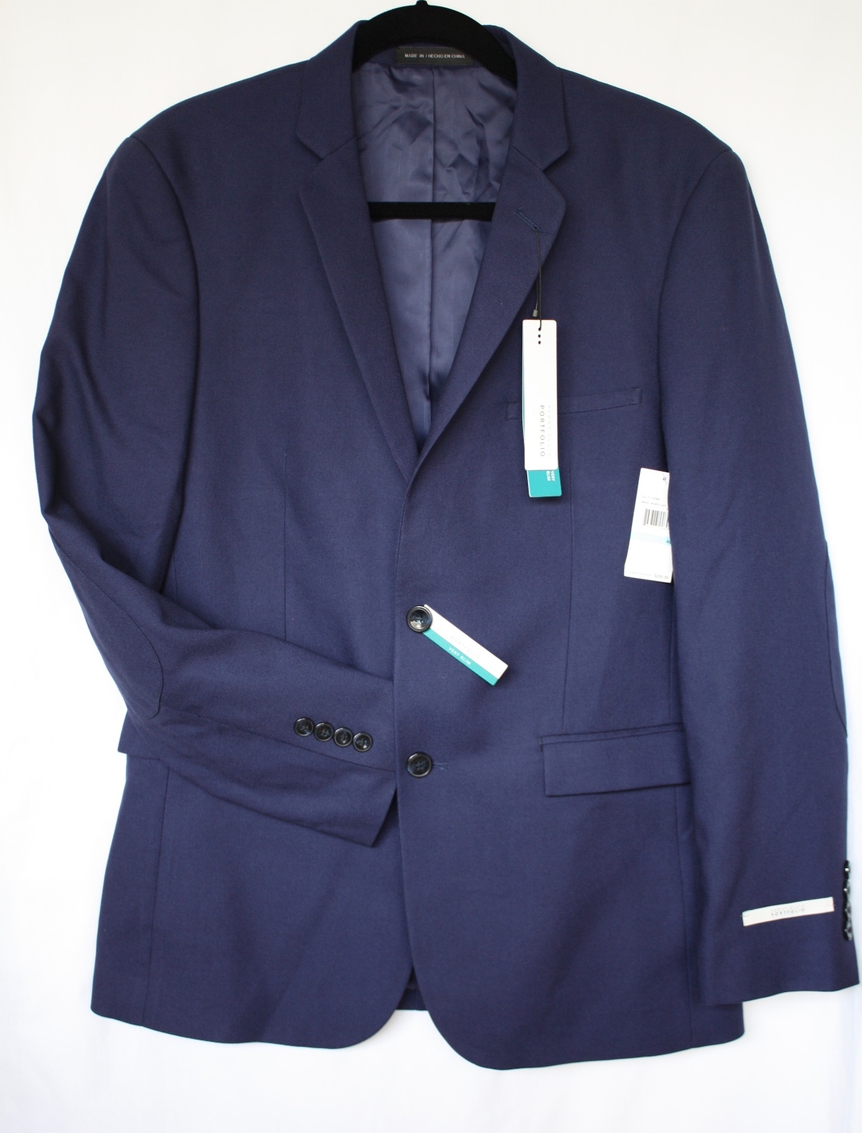 PERRY ELLIS Sport Coat Blazer Jacket with Elbow Patches , Size: 40 REG ...