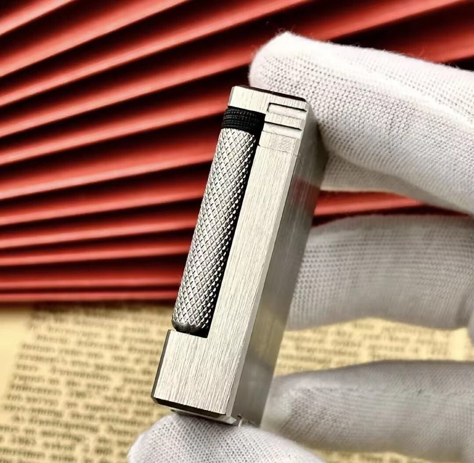 RARE Retro Titanium Alloy Left Arm Side Ignition Kerosene Cigarette ...
