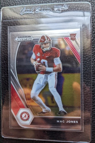 2021 PANINI PRIZM DRAFT #104 MAC JONES ROOKIE CARD ALABAMA NEW ENGLAND ...