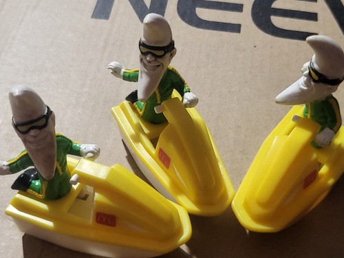3 -1988 McDonalds Mac Tonight Moon Happy Meal Toys Porsche Wave Runner ...