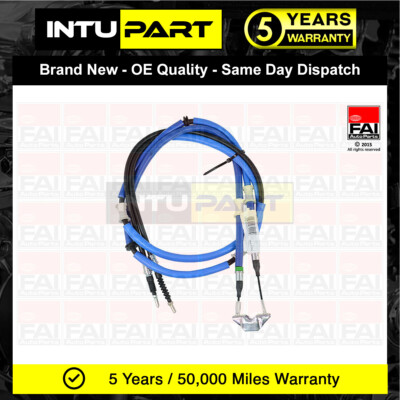 Fits Vauxhall Zafira 2002-2004 IntuPart Rear Hand Brake Cable 522529 ...