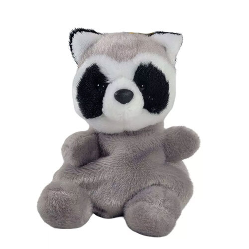 Aurora Palm Pals Rascal Raccoon Gray 5" #33893 Plush Stuffed Animal Toy ...
