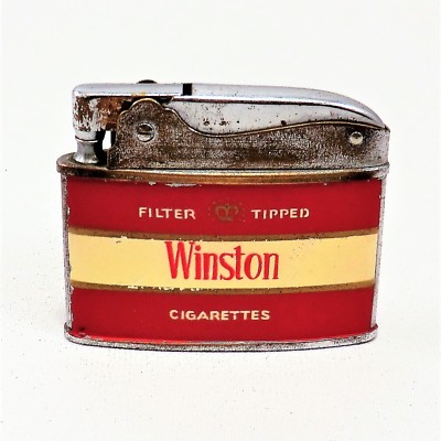 Vintage Zenith Lighter for WINSTON CIGARETTES Advertisement Made in ...