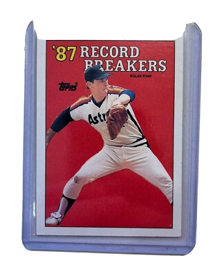 1987 TOPPS #6 '87 RECORD BREAKERS NOLAN RYAN.. NM CONDITION | eBay