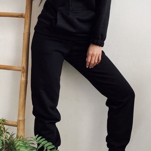 Women's Hooded Sweatshirt Pants Set Casual Loose Tracksuit Autumn ...