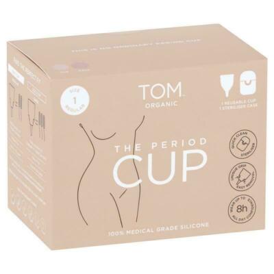 * TOM Organic The Period Cup Size 1 Menstrual Cup | eBay Australia