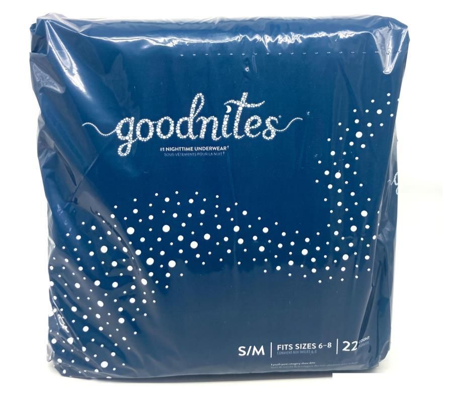 GoodNites Boys S/M 22ct Nighttime Underwear Size 6-8 Marvel Hulk Design ...