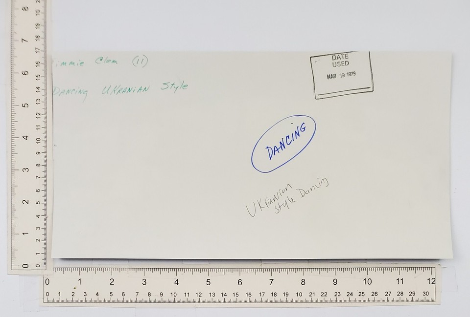 1979 Miami FL Ukranian Dancing Young Men Hopak Sharavary Vintage Press ...