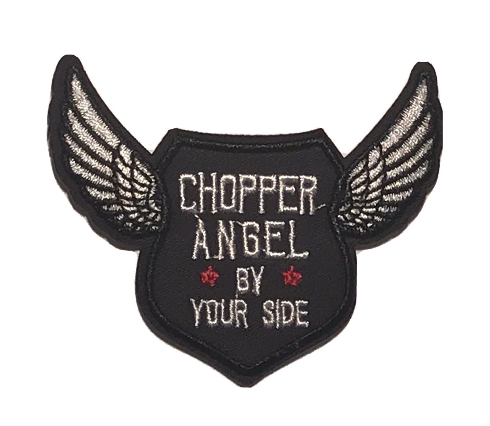 Chopper Angel By Your Side Motorcycle Wings Embroidered Patch Biker USA ...