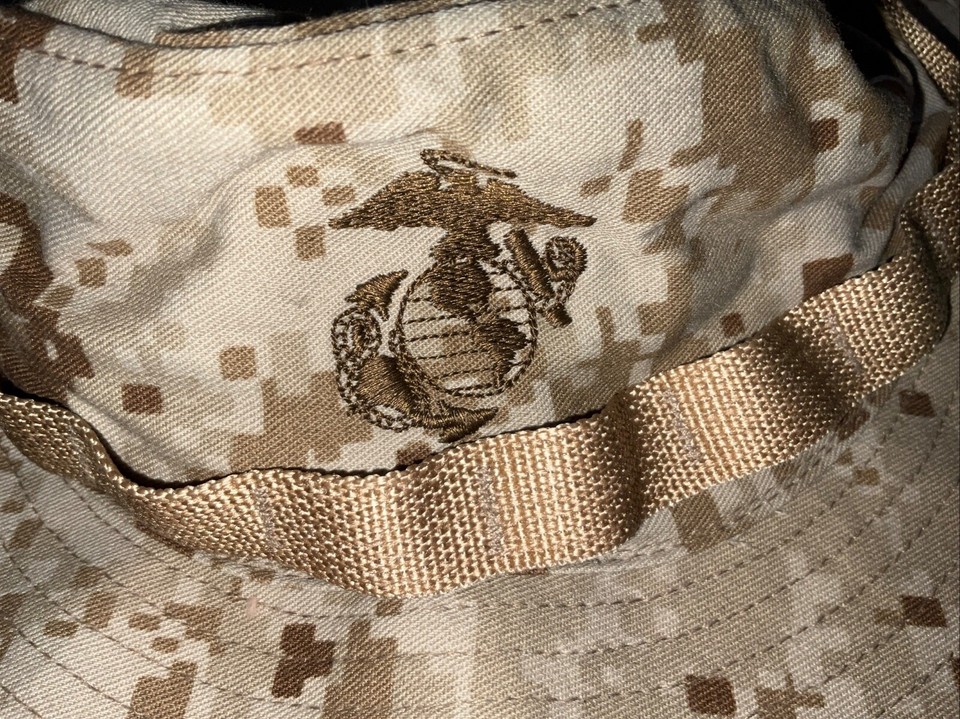 Authentic USMC Issued Boonie Cover MARPAT Desert, Marine Hat, Cap | eBay